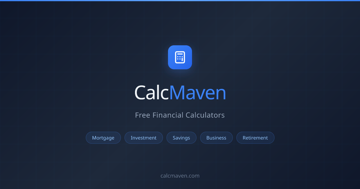 Investment Return Calculator — After Fees & Inflation | CalcMaven